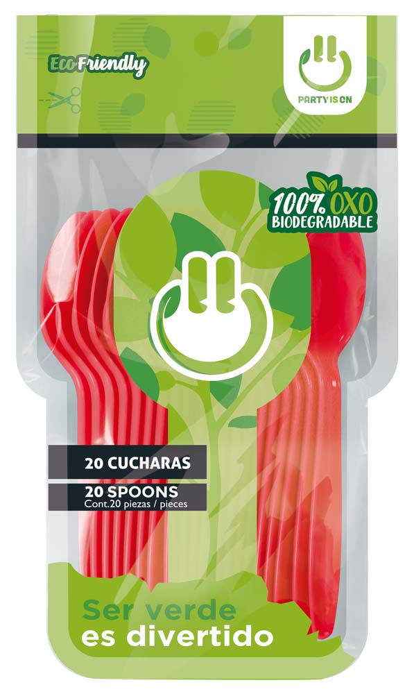 Cuchara Roja 20 Piezas Party Is On – Mi tienda